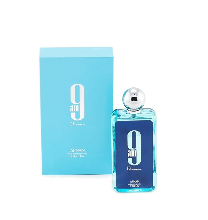 AFNAN 9AM DIVE UNISEX EDP 3.4 OZ – ilarret perfumes